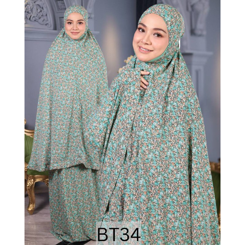 TELEKUNG BUNGA2 TRAVEL. Telekung cantik, anggun dari material french ...