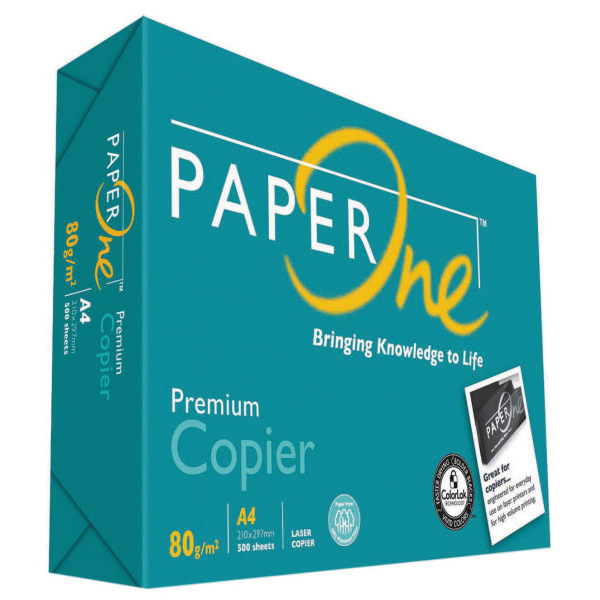 Paper One A4 High Speed Premium Copy Paper 70gm (500 sheets/ream ...