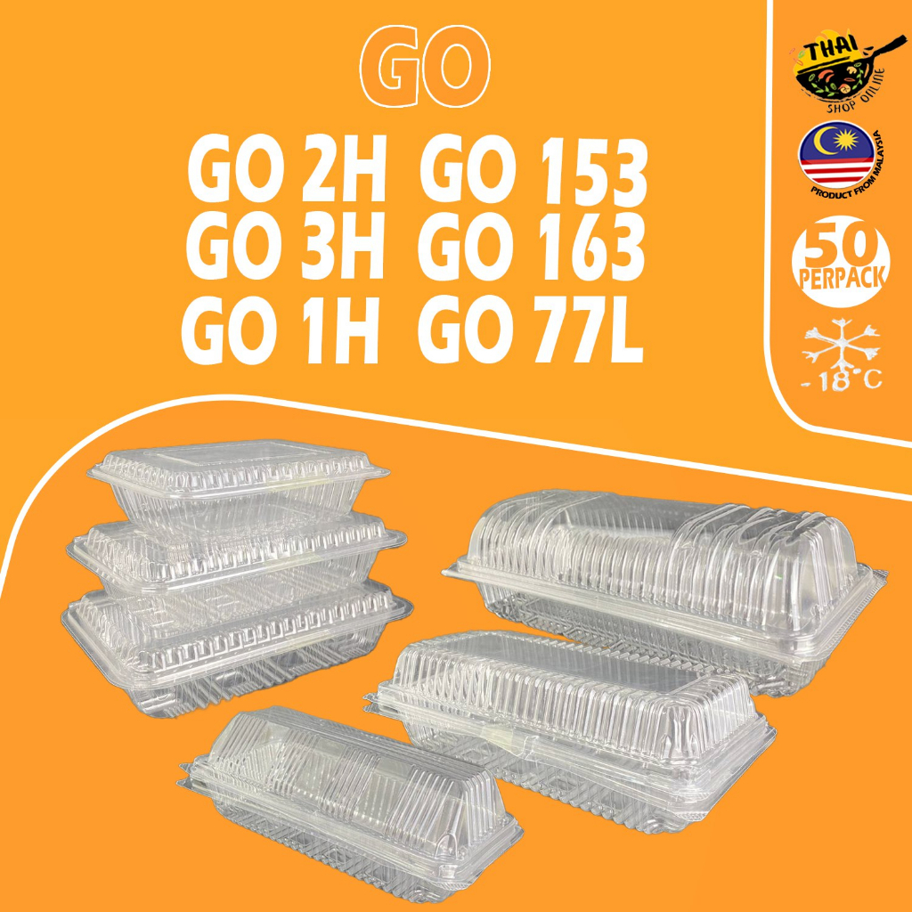 Bekas Plastik Kuih Transparent OPS -GO 1H OPS GO153 Plastic Tray Bakery ...