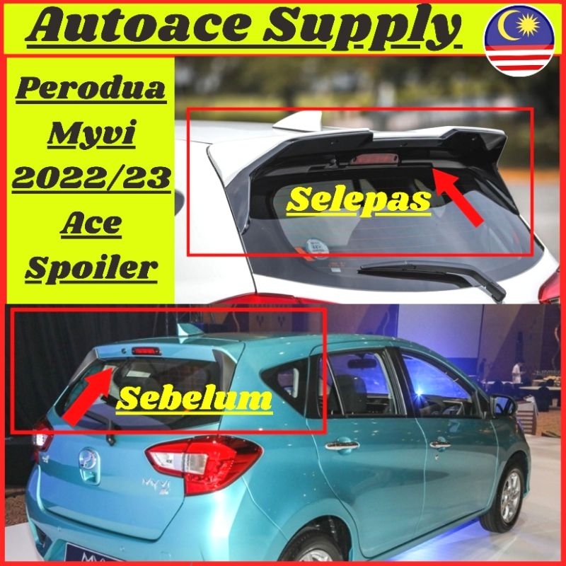 🔥Perodua Myvi 2022/2023 Spoiler Ace New Design Perodua Smart Drive ...