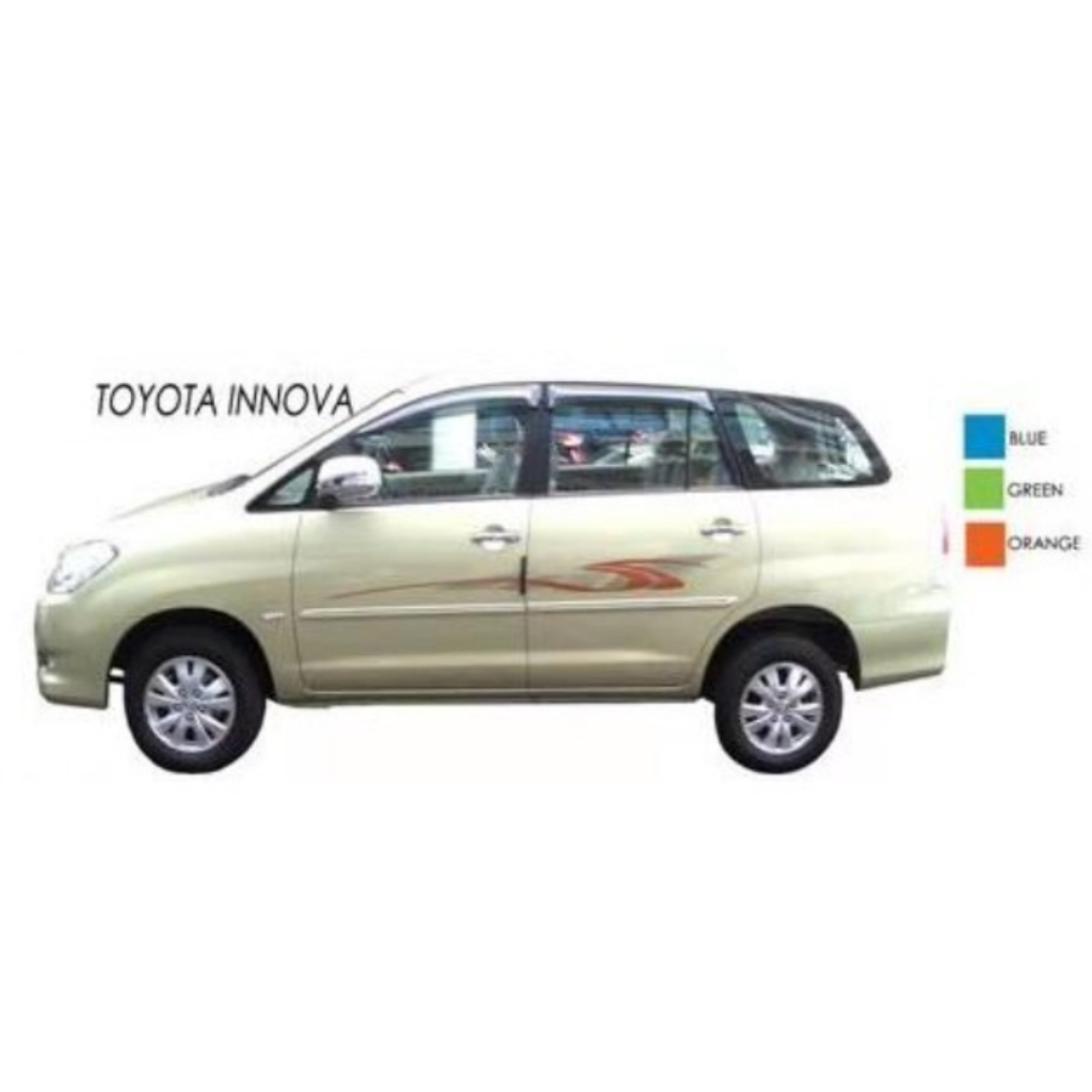 TOYOTA INNOVA CAR BODY STICKER ORIGINAL DESIGN 1 ( 1 SET ) | Shopee ...