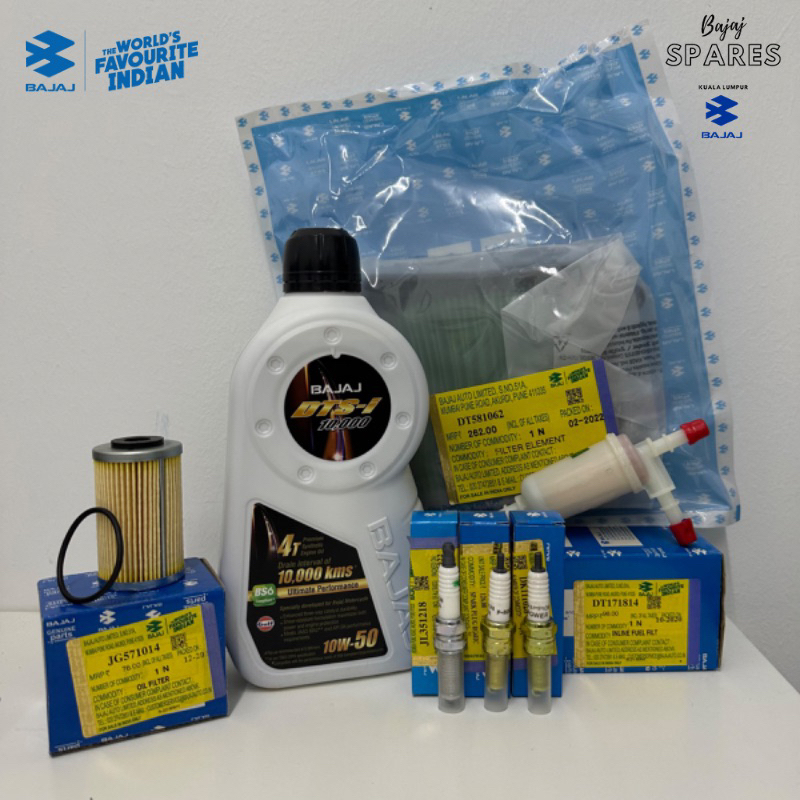 FULL SERVICE PACKAGE 15,000KM SET DOMINAR D400 | DOMINAR UG BAJAJ ORIGINAL | Shopee Malaysia