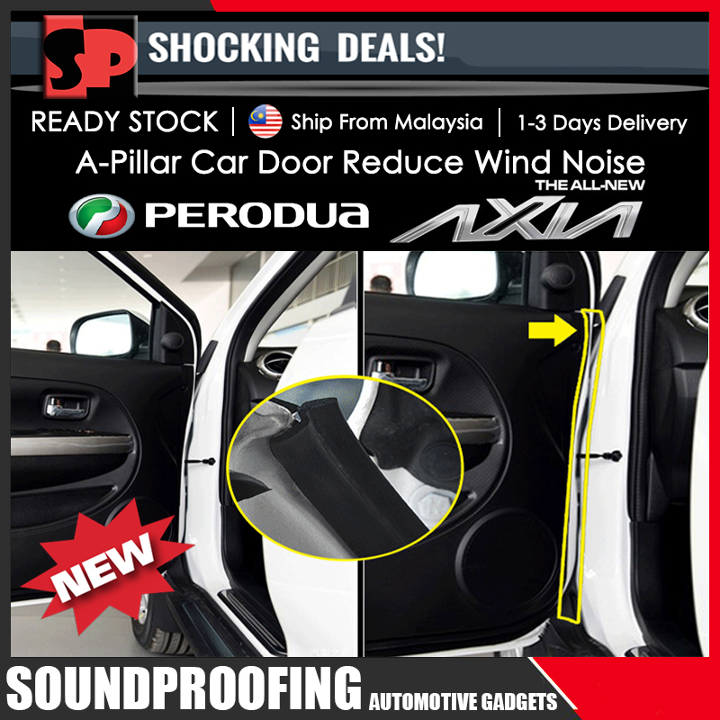 Perodua Axia 2024-2025 A-Pillar Car Door Sound Proof Rubber Seal Reduce ...