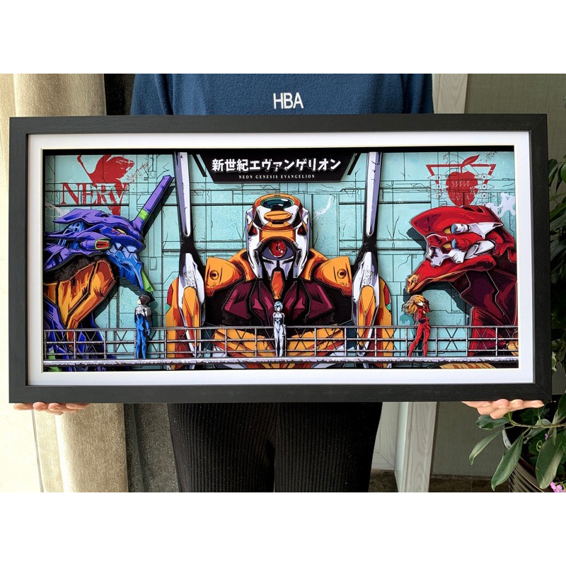 Custom 3D Neon Genesis Evangelion ikari shinji Eva01 Asuka Langley ...