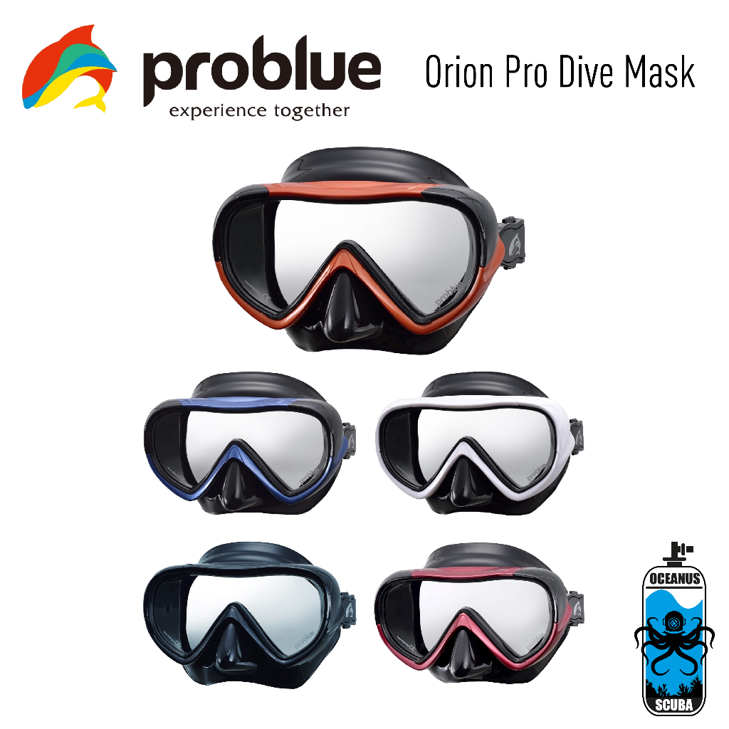 Problue Orion Pro Dive Mask, Scuba Diving Mask | Shopee Malaysia