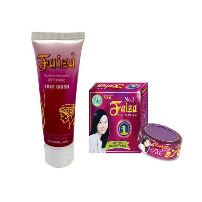 Faiza beauty cream + Face Wash 100% original from Pakistan | Shopee ...