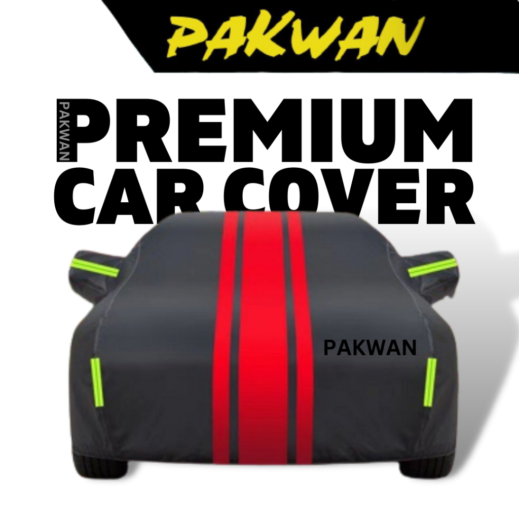 Car Cover Kereta Selimut Sarung Kereta 3 layer Racing Stripes All Sizes ...