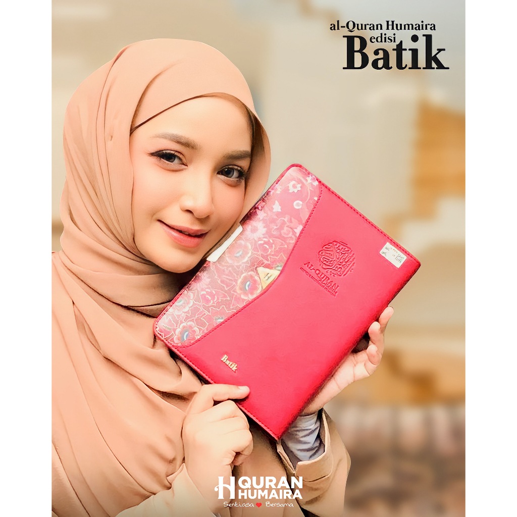 AL QURAN TAGGING HUMAIRA EDISI BATIK A5 SIZE DENGAN UKIRAN NAMA ...