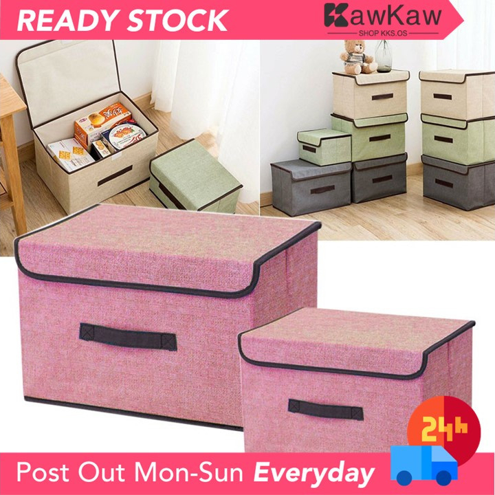 𝐊𝐊𝐒 𝟐 𝐢𝐧 𝟏 𝐅𝐨𝐥𝐝𝐚𝐛𝐥𝐞 𝐋𝐢𝐧𝐞𝐧 𝐂𝐥𝐨𝐭𝐡𝐞𝐬 𝐒𝐭𝐨𝐫𝐚𝐠𝐞 𝐁𝐨𝐱 🚚 Fabric For Almari ...