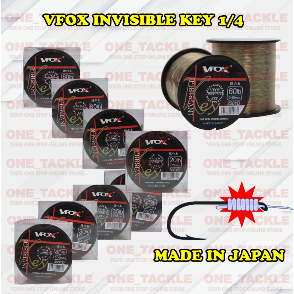 Vfox invisible key 1/4 tali tangsi | Shopee Malaysia