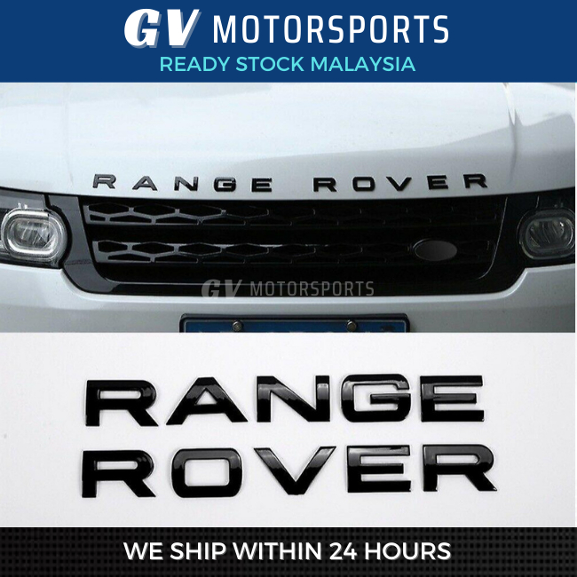 READY STOCK Range Rover Letters Emblem Car Stickers Evoque Velar Sport ...