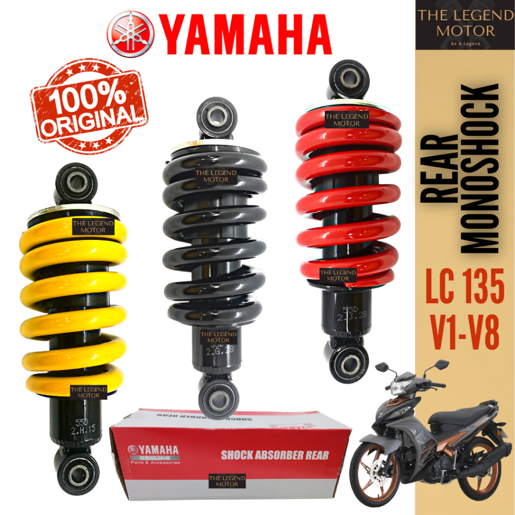 LC135 V1-V8 LC 135 Fi LCFi LC135Fi MONOSHOCK REAR ABSORBER ASOBER ...