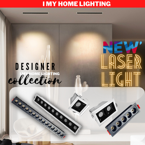 LED Laser Grill Anti Glare Eyeball Light Spotlight Rectangle Down Light Recess type Lampu Siling ...