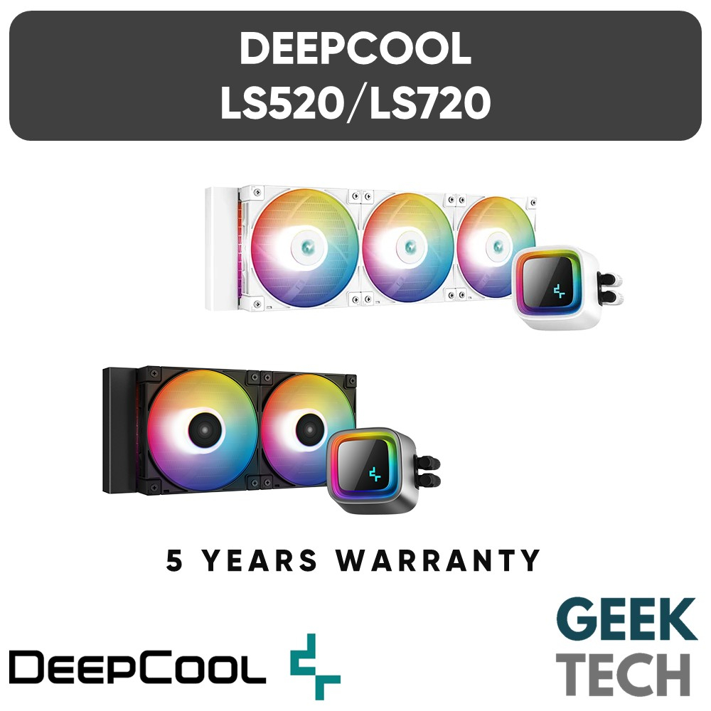 DeepCool LS520 240mm/LS720 360mm ARGB AIO Liquid Cooler - Support Intel ...