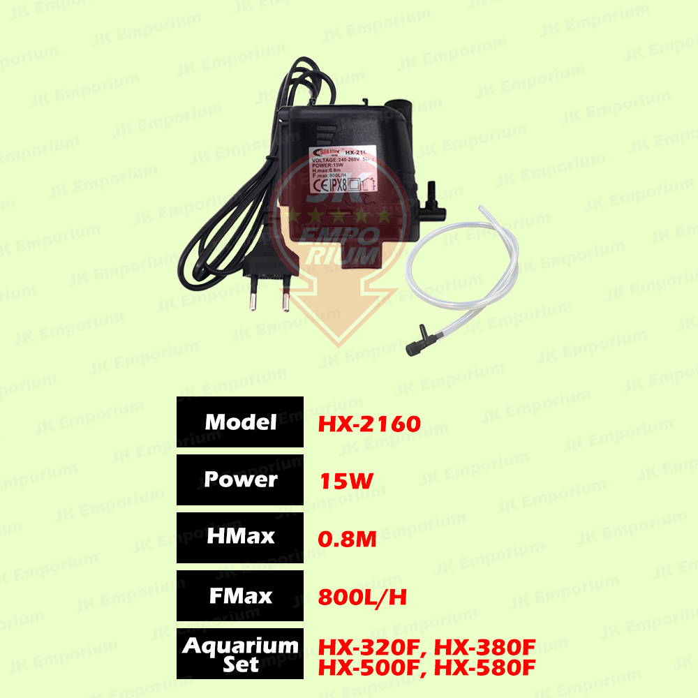 Sea Star HX-1160 2160 Replacement Water Pump For Aquarium HX-180F LS ...