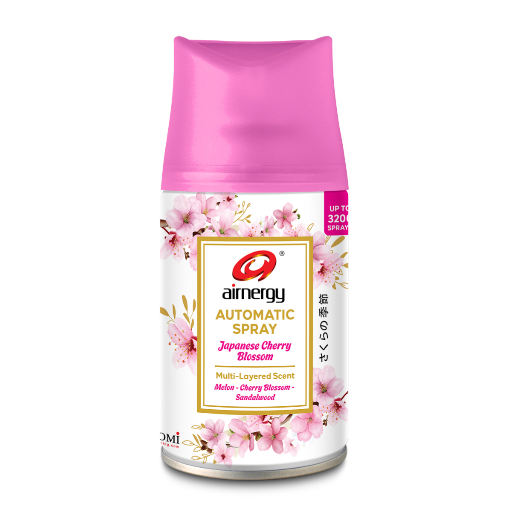 Airnergy 3,000 Automatic Air Freshener Spray - Cherry Blossom (300ml ...
