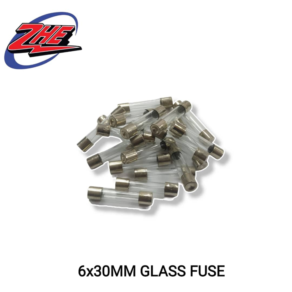(1PC) 6x30MM GLASS TUBE FUSE 250V 0.5A 1A 1.5A 2A 2.5A 3A 4A 5A 6A 7A ...