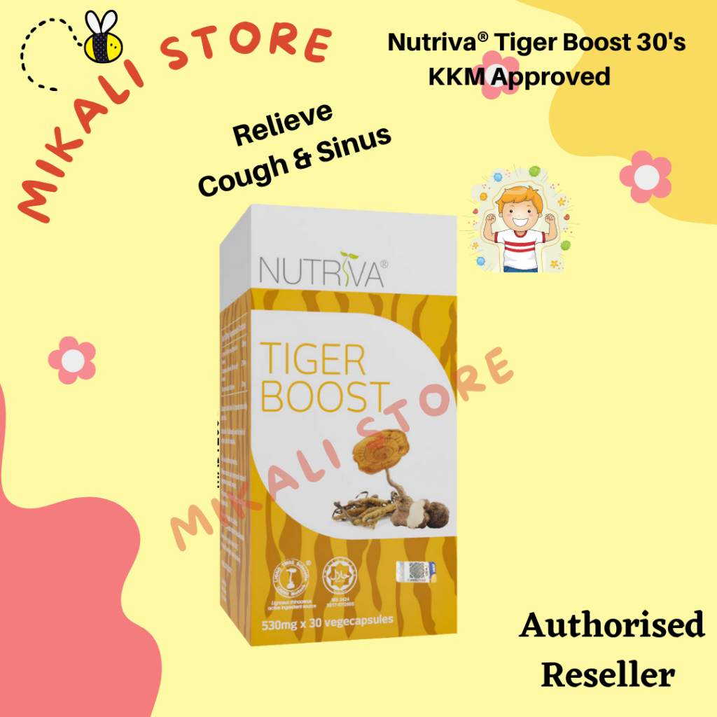 Nutriva Tiger Boost Supplement 30's / 30+30's - 𝗿𝗲𝗹𝗶𝗲𝗳 𝗼𝗳 𝗰𝗼𝘂𝗴𝗵, 𝗰𝗼𝗹𝗱 ...