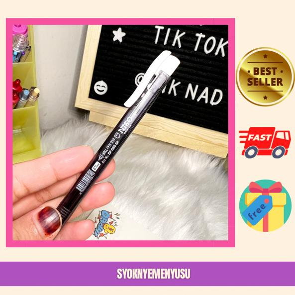 Pen NISO pen murah Pen hitam pen sekolah alat tulis school student ...
