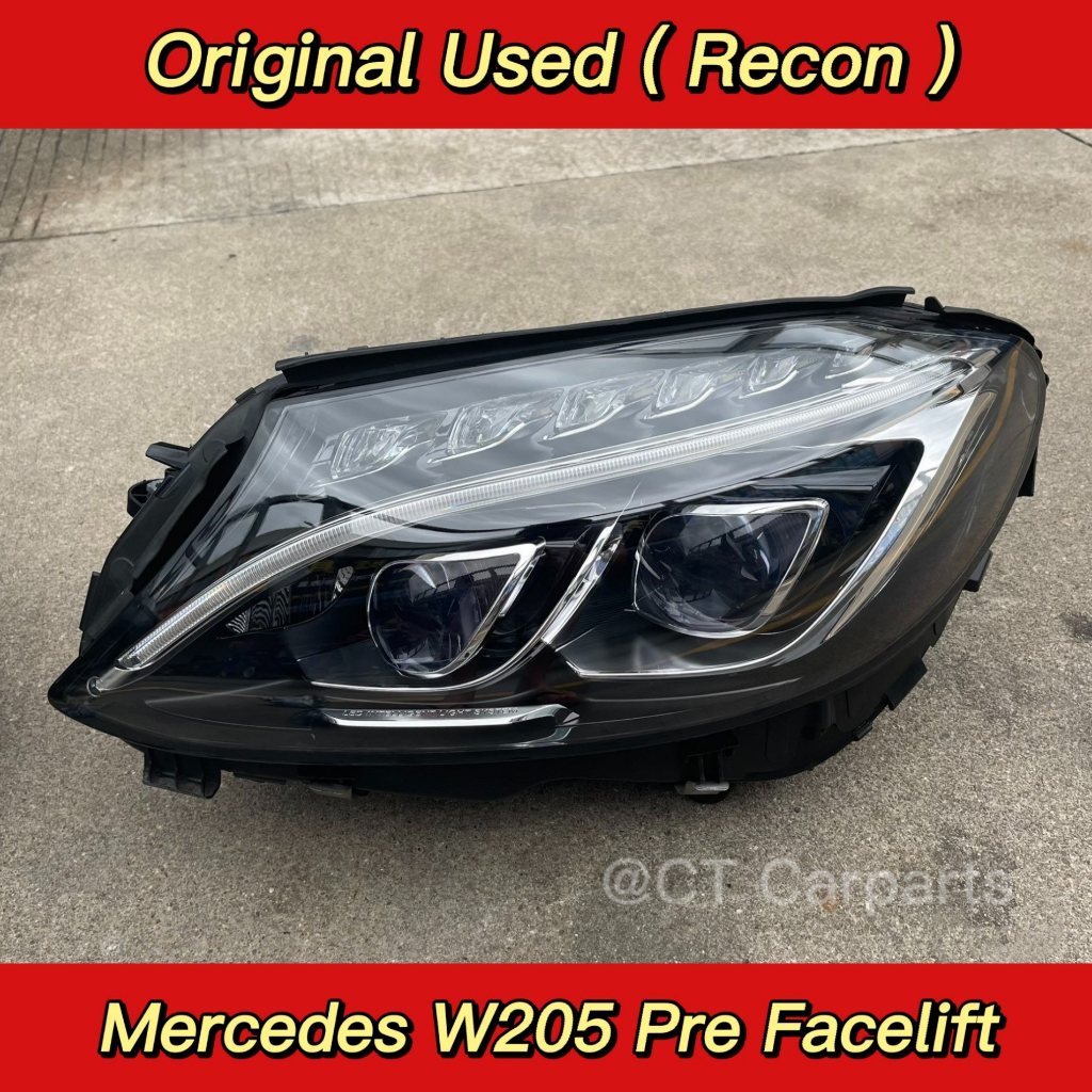 Mercedes Benz W205 Headlamp Original W205 Headlight Original Mercedes C ...
