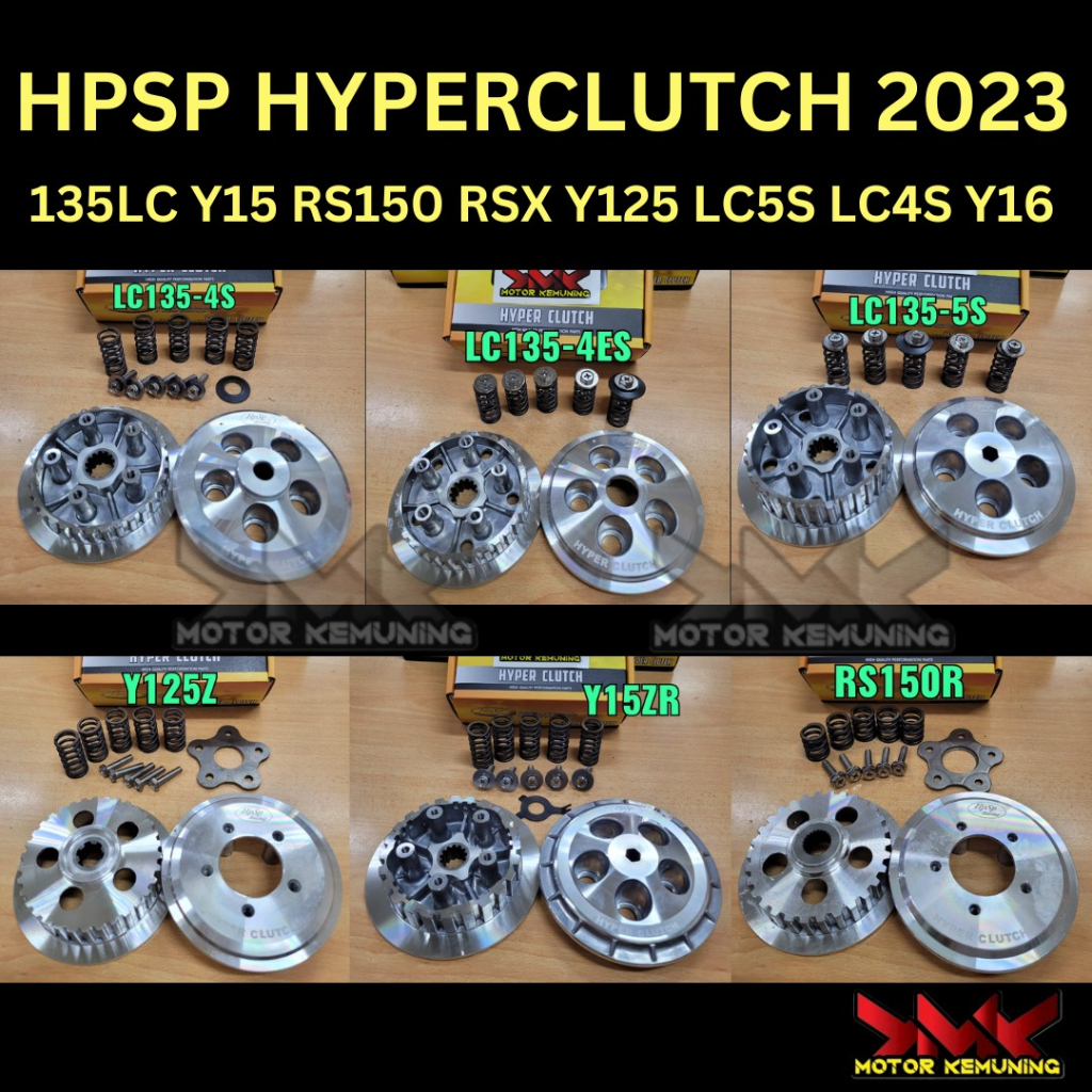 HPSP HYPERCLUTCH 2023 TERBARU HARGA MANTUL PADU !!!! 135LC Y15 RS150 ...