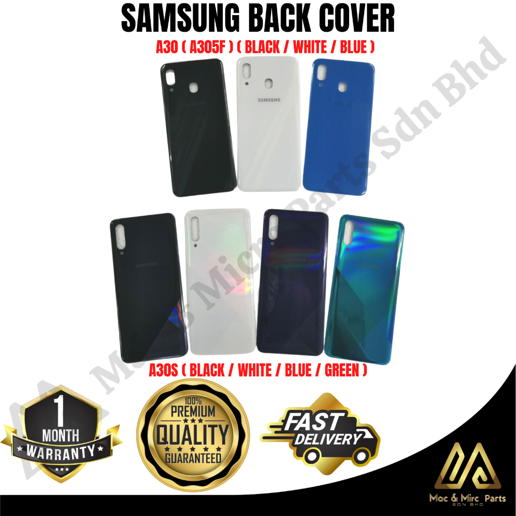 SAMSUNG A30 ( A305F ) / A30S ( 2019 ) BACK COVER ( READY STOCK ...