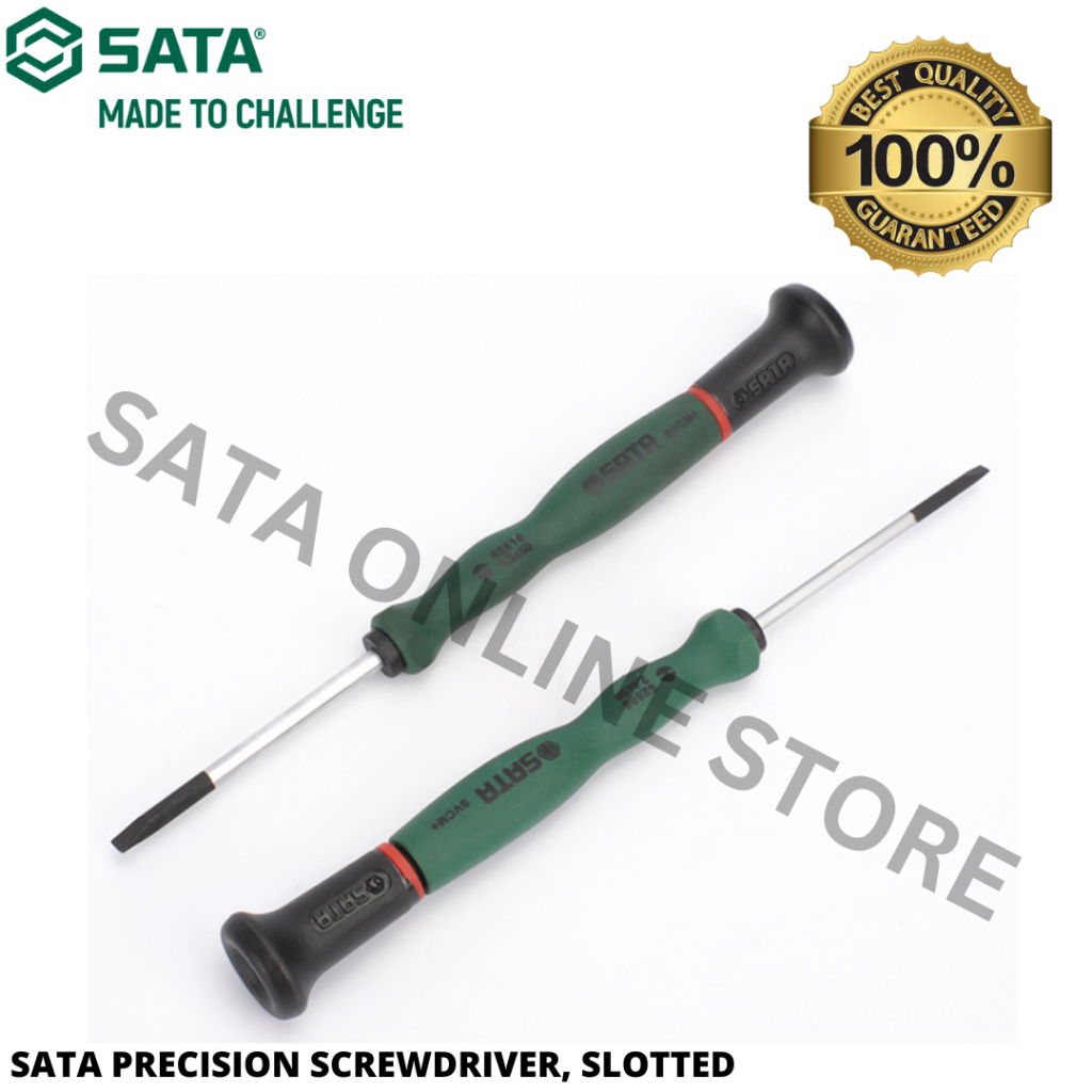 SATA PRECISION SCREWDRIVER, SLOTTED / SLOTTED TIPS SCREWDRIVER / LEPER ...