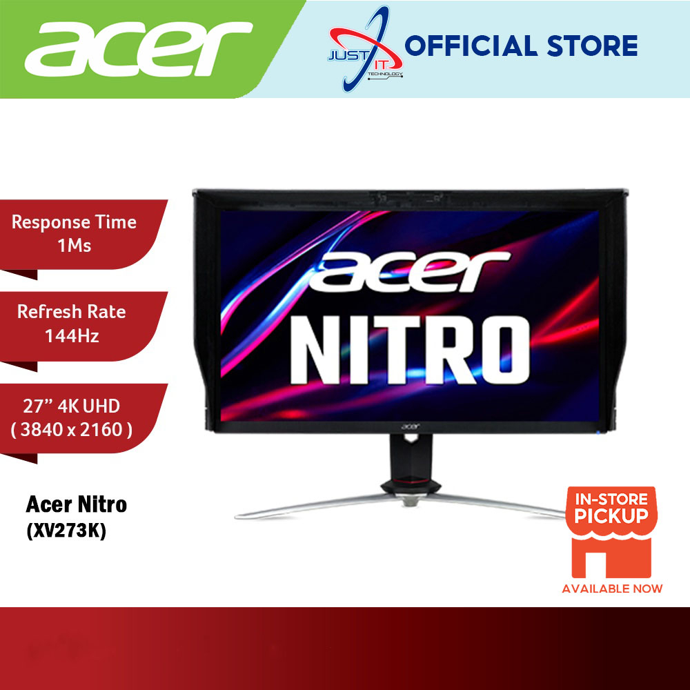 Acer Nitro XV273K 27" 4K UHD144Hz 1Ms Hdr400 Freesync Gaming Monitor ...