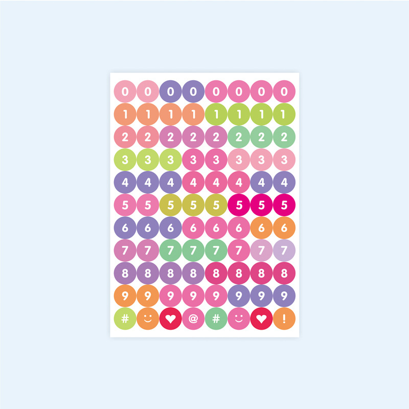 SS ABC 123 Sticker Alphabet Sticker Number Sticker Decoration Sticker ...