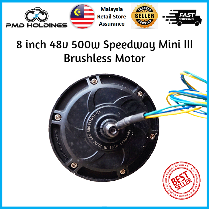 Ready Stock 8 inch 48v 500w Speedway Mini III / IV Brushless Motor ...
