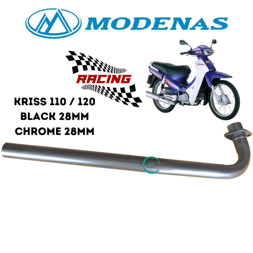 MANIFOLD RACING EXHAUST NECK RACING 28MM RACING MANIFOLD MODENAS KRISS 110 KRISS110 KRISS 120 ...