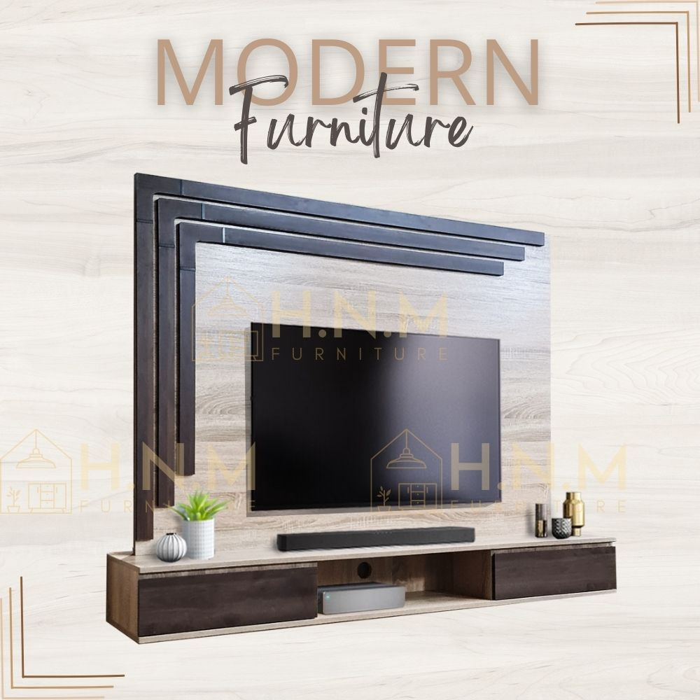 [HNM PERABOT] Modern Wall Mounted Tv Cabinet / Hall Cabinet / Tv ...