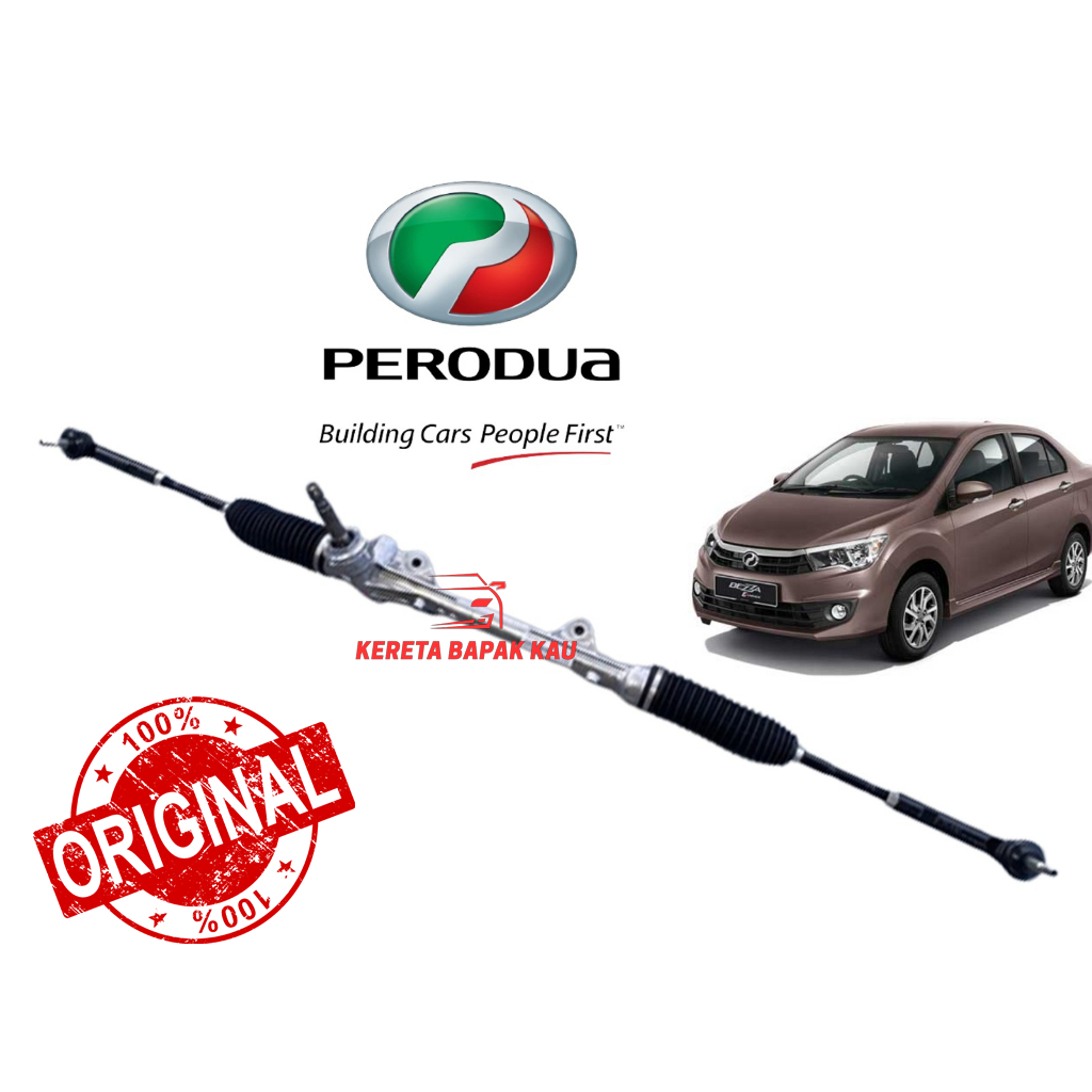 Original New Perodua Bezza power steering rack with tie rod end ...