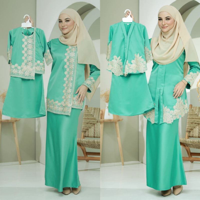 BAJU RAYA IN MINT GREEN, KURUNG MODEN SEDONDON, KEBAYA SEDONDON IBU DAN ...
