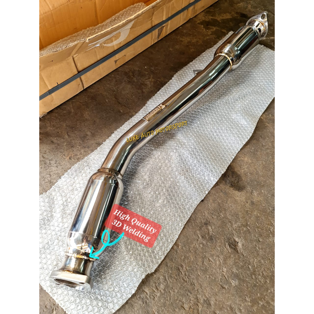 100% Toyota GT86, Subaru BRZ, Scion Front Pipe Sport Bullet Stainless ...