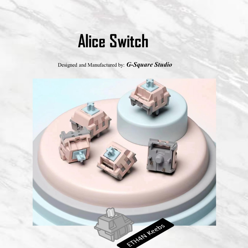 Alice Switch Linear Switch for Mechanical Keyboard Thocky Clacky ...