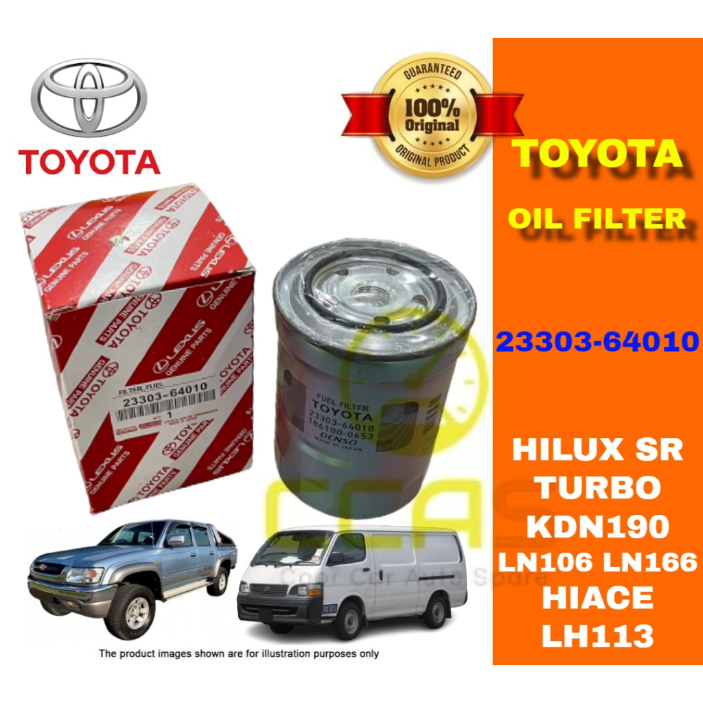 TOYOTA HILUX SR TURBO KDN190 LN106 LN166 2L 3L LH80 DYNA 5L LY101 HIACE VAN LH113 DIESEL FUEL ...