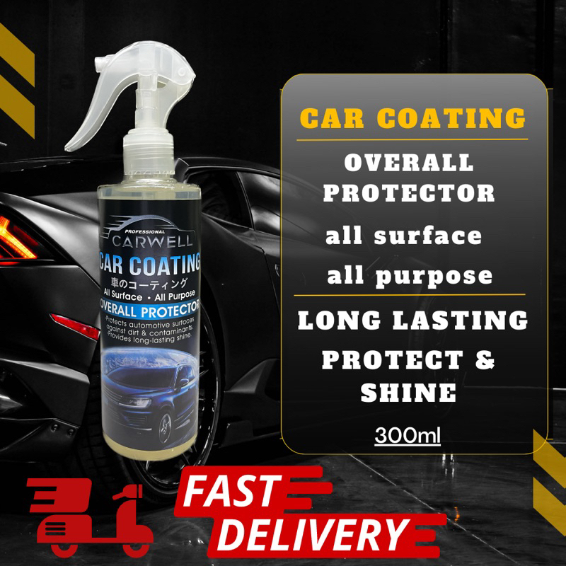 【Ready Stock】 CARWELL CAR COATING/Nano Crystalline Spray Coating / Car ...