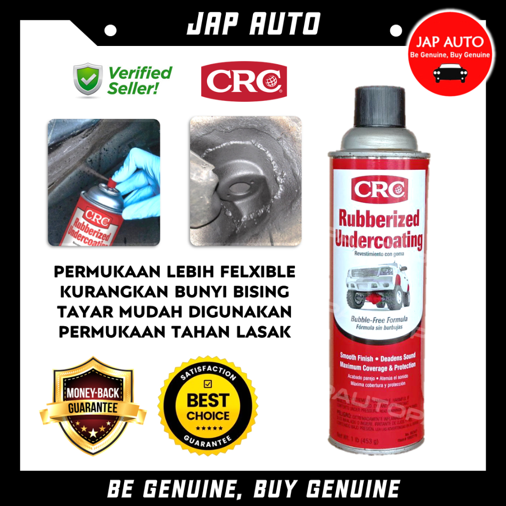 1 Tin Genuine CRC Rubber Under Coating Rubberized Undercoating ...