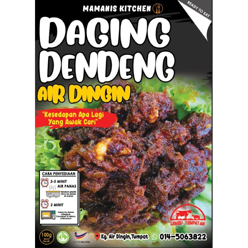 Daging Dendeng Air Dingin (Daging Tempatan) | Shopee Malaysia