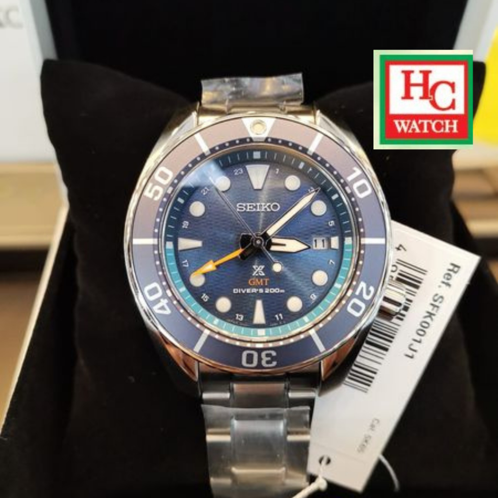 SEIKO PROSPEX SFK001J1 AQUA SUMO SOLAR GMT DIVER MEN WATCH | Shopee ...