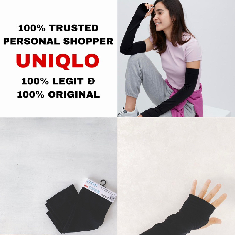 💯% Original Uniqlo : Airism Arm Cover / Inner Tangan | Shopee Malaysia