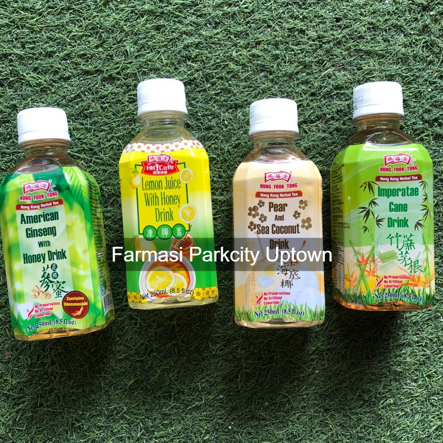 Hung Fook Tong Drinks 250ml (Lemon Juice with Honey/ American Ginseng ...