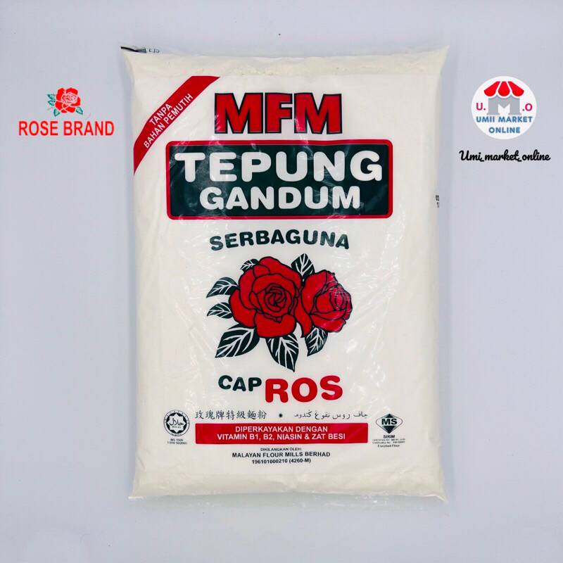 TEPUNG GANDUM CAP ROS 850g | Shopee Malaysia