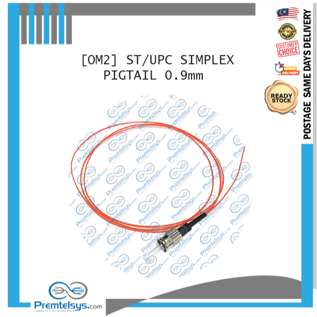 [PIGTAIL] OM2 ST/UPC Multimode Simplex 50/125um | Shopee Malaysia