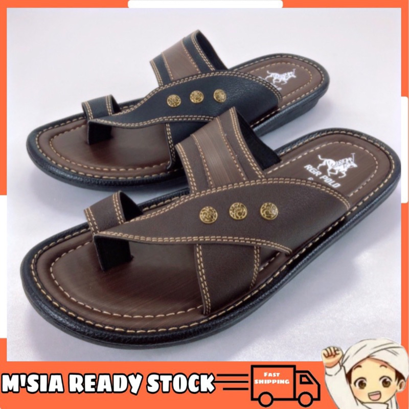 Highly Quality Men Polo Club Sandal/Selipar Lelaki/Smart Look/Kasut ...