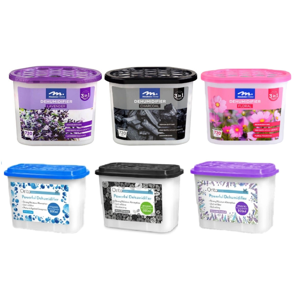 Meadows Orita Home Dehumidifier Lavender / Charcoal 720ml / 800ml ...