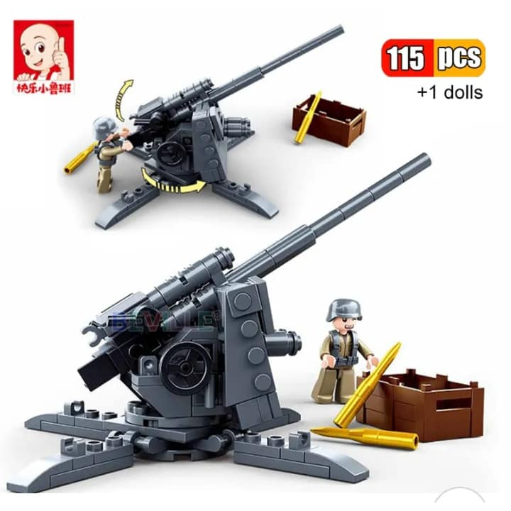 German 88mm Flak 36/37 and Soldier | Shopee Malaysia