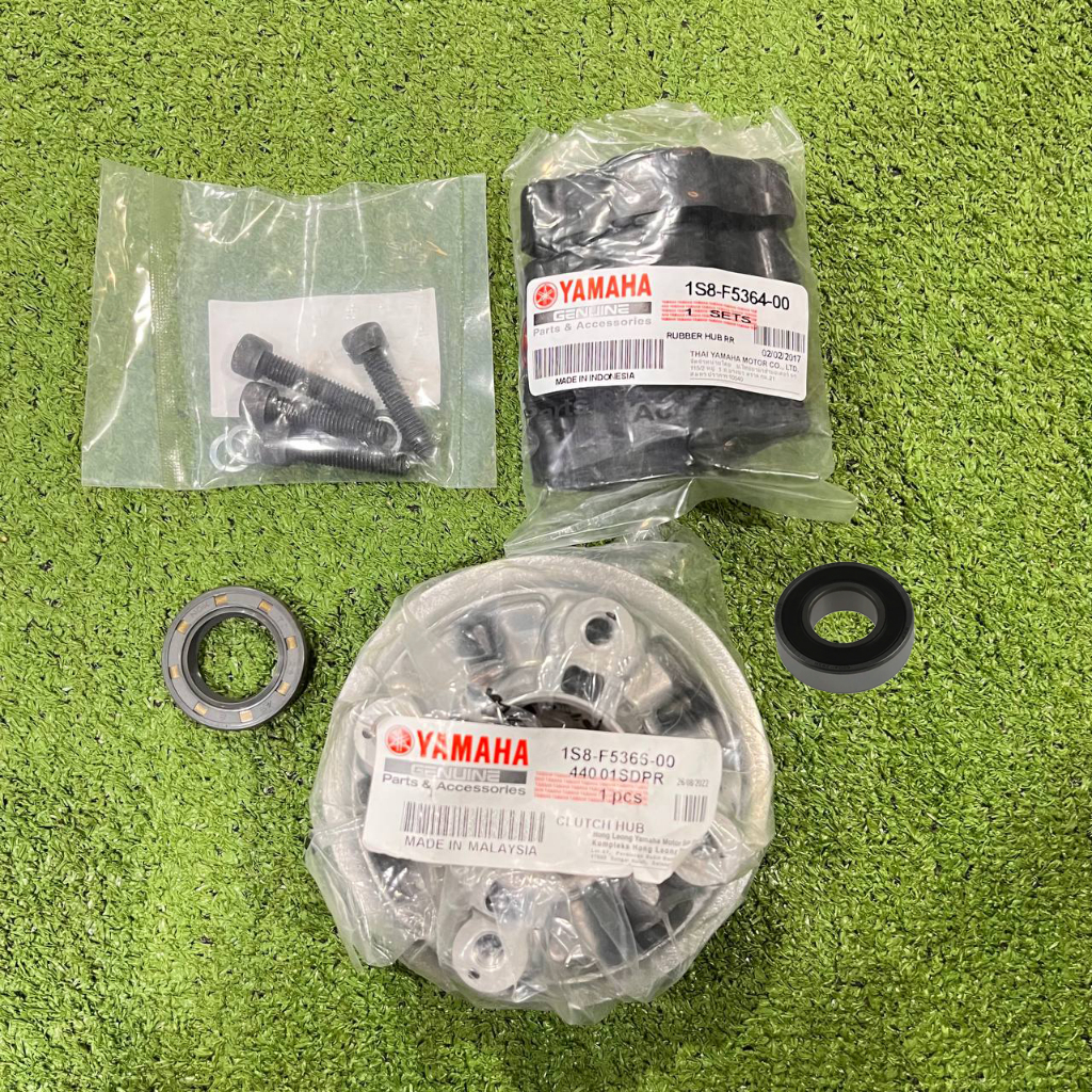 SPROCKET CLUTCH HUB ASSY HUB SPOKET ORIGINAL 100% HLY FOR YAMAHA LC135 ...