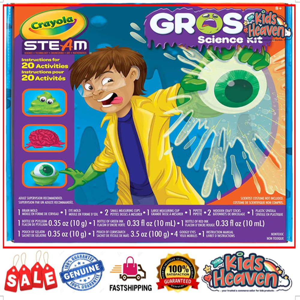 Crayola Gross Science Kit for Kids Educational Toy (100.0% Original ...